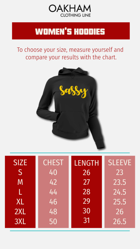Size Guide - Oakham Clothing Line