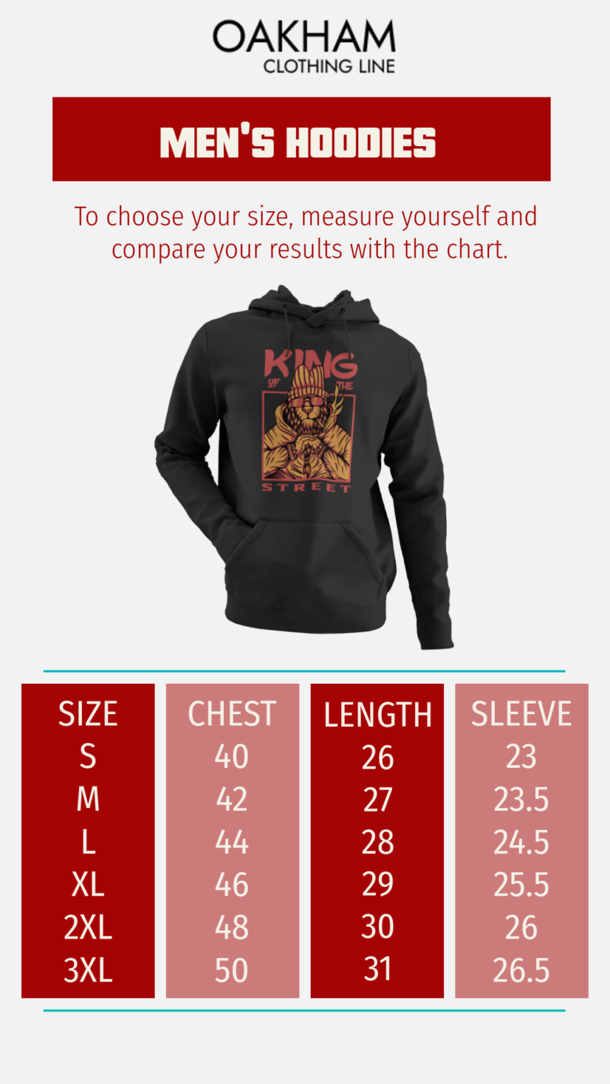 Size Guide - Oakham Clothing Line